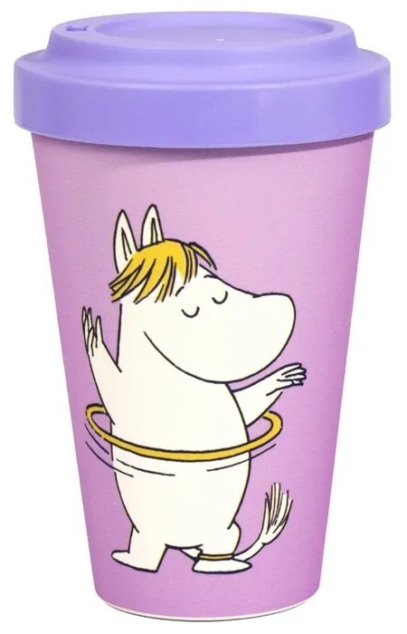 Cestovní hrnek Snorkmaiden růžový 450ml, NordicBuddies Finsko