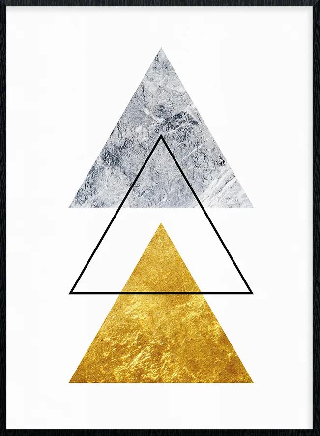 Plakát Trojúhelníky Rozměr plakátu: 50 x 70 cm