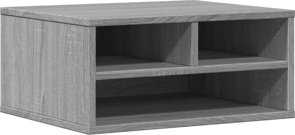vidaXL Stojan na tiskárnu 49 x 40 x 22,5 cm kompozitní dřevo [840595] Barva: kouřový dub