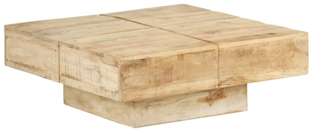 Konferenční stolek 80 x 80 x 28 cm masivní mangovníkové dřevo,  323592