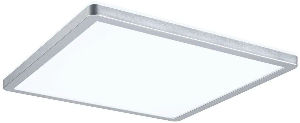 P 71008 LED Panel Atria Shine hranaté 293x293mm 4000K matný chrom - PAULMANN