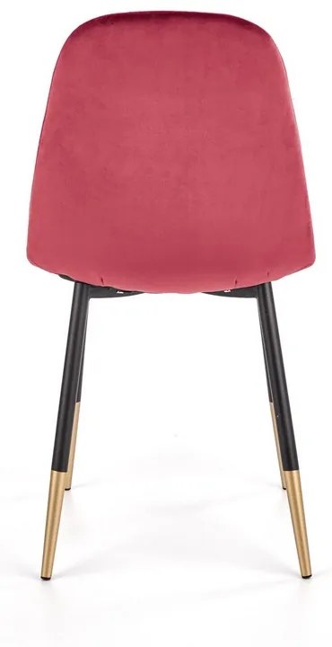 Jídelní židle Noela, vínová / černá