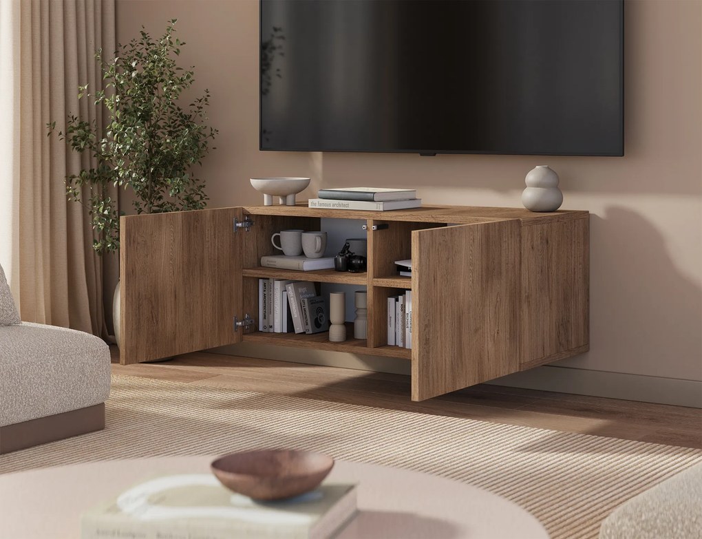 ADRK Furniture Lila Závěsný TV stolek ADRK-RTV-LIL-100-A
