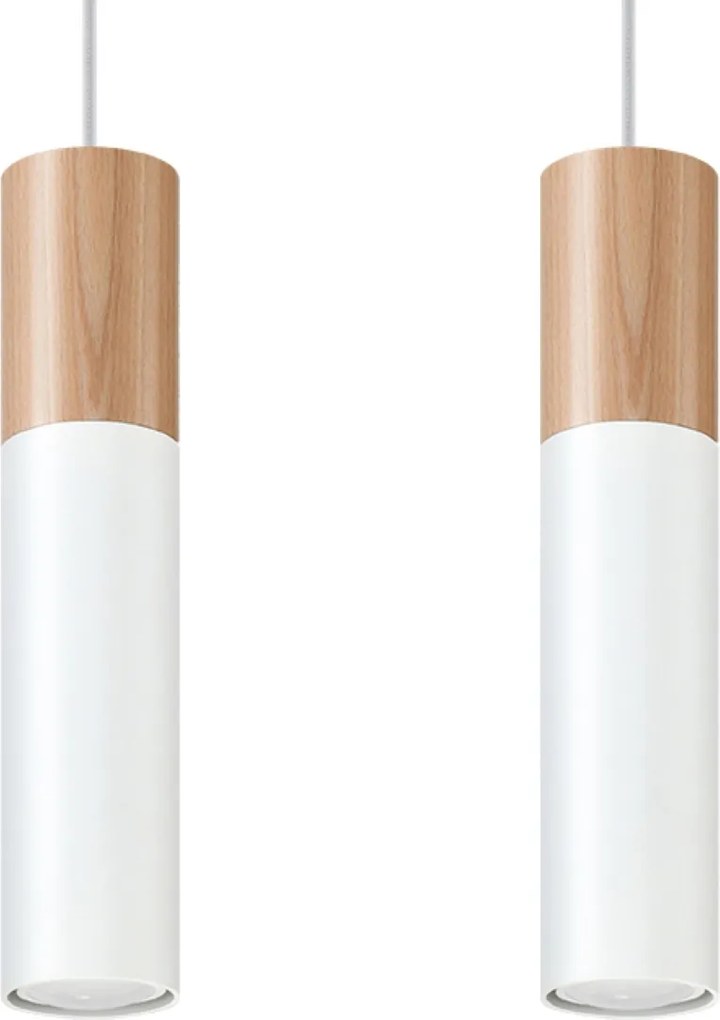 Sollux Lighting Závěsné svítidlo PABLO 2 bílé