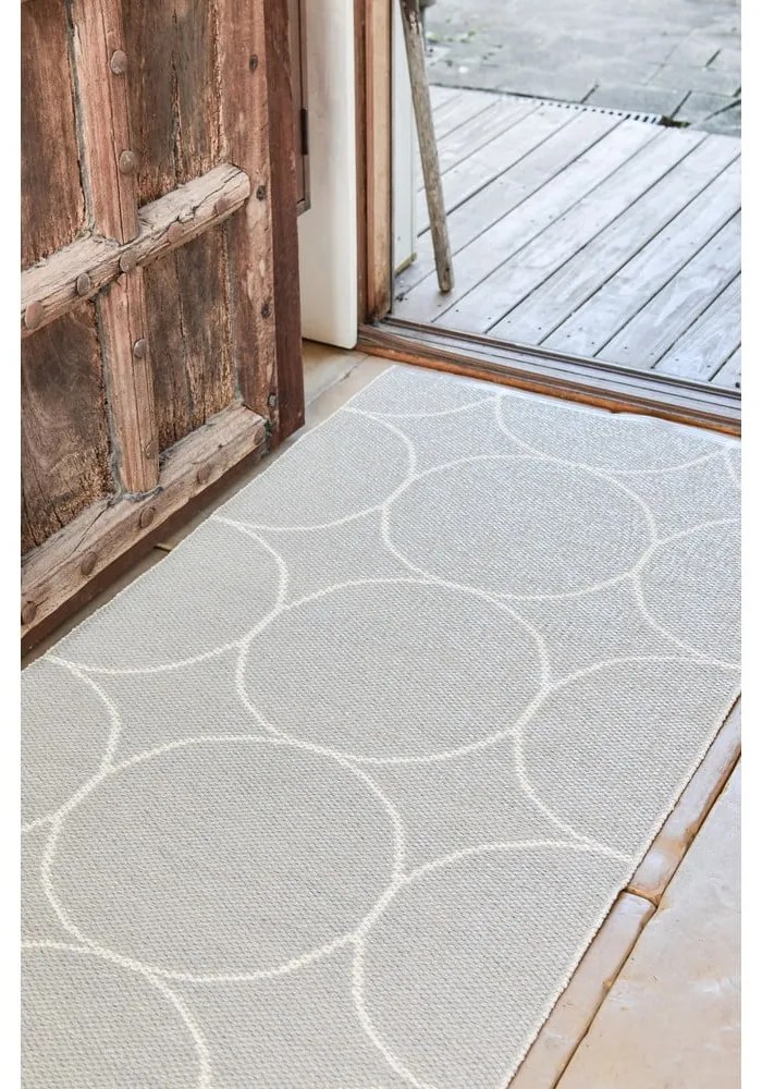 Krémový vnitřní a venkovní běhoun 70x300 cm Boo Linen – Pappelina