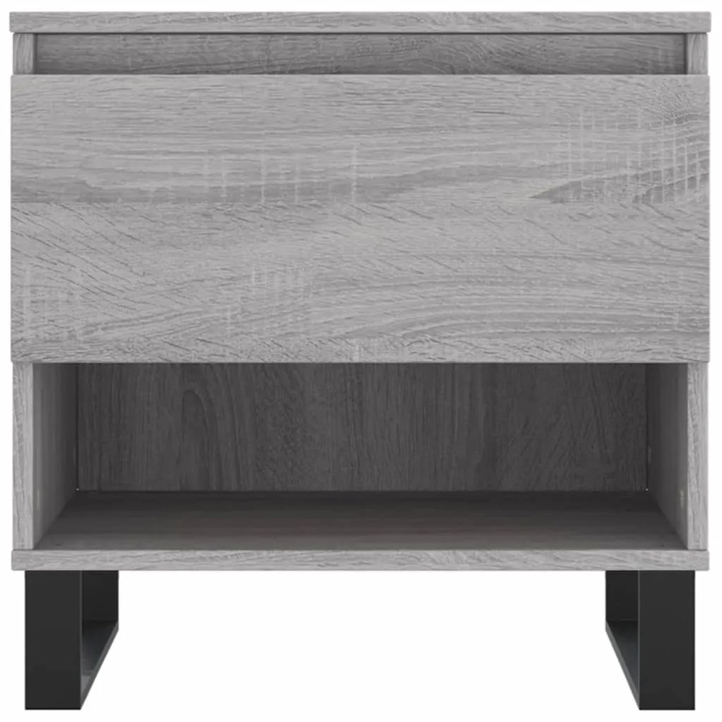 Konferenční stolek šedý sonoma 50 x 46 x 50 cm kompozitní dřevo - Default Title