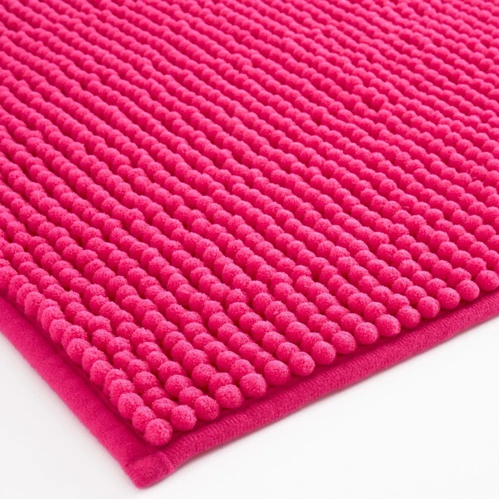Tmavě růžová koupelnová předložka 50x80 cm Bobble – Catherine Lansfield