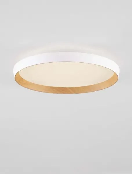 LED stmívatelné dřevěné designové stropní svítidlo Vomos