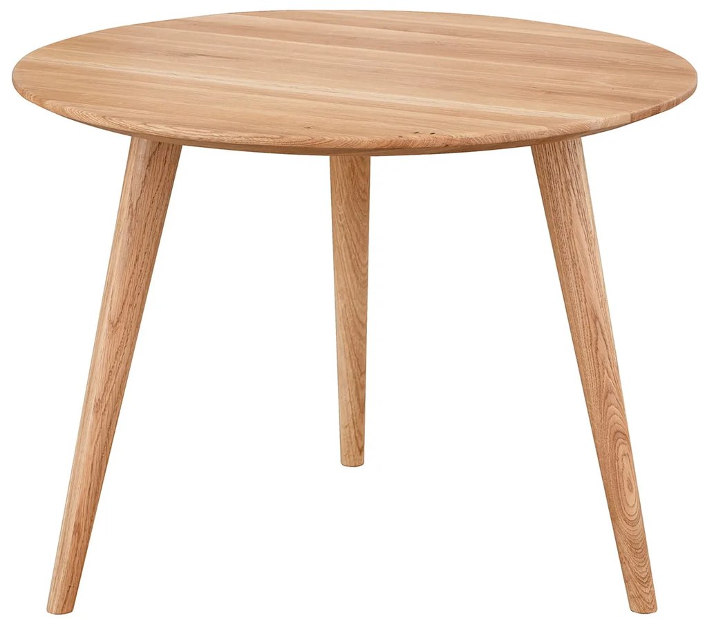 Kulatý konferenční stolek 45 cm Reno přírodní dub