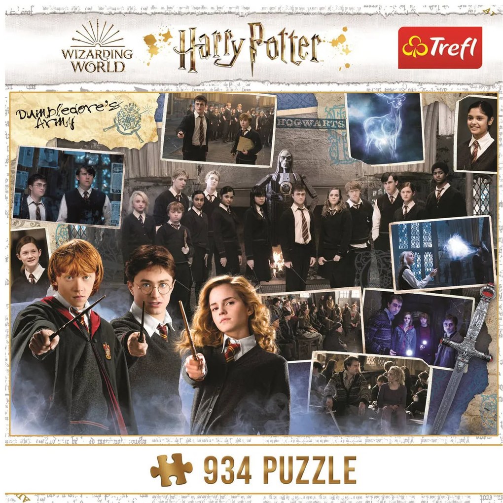 TREFL PUZZLE Harry Potter Brumbálova armáda 68x48cm skládačka 934 dílků tr93103