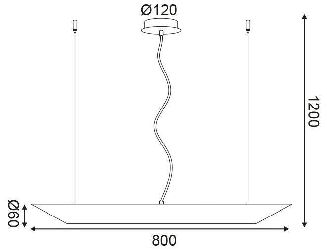 ACA DECOR Závěsné stropní svítidlo TITAN max. 2x50W/GU10/230V/IP20, bílé