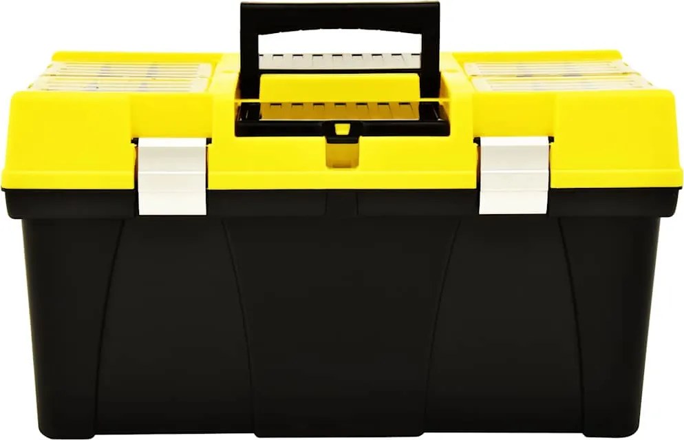 Box na nářadí plast 595 x 337 x 316 mm žlutý 146270