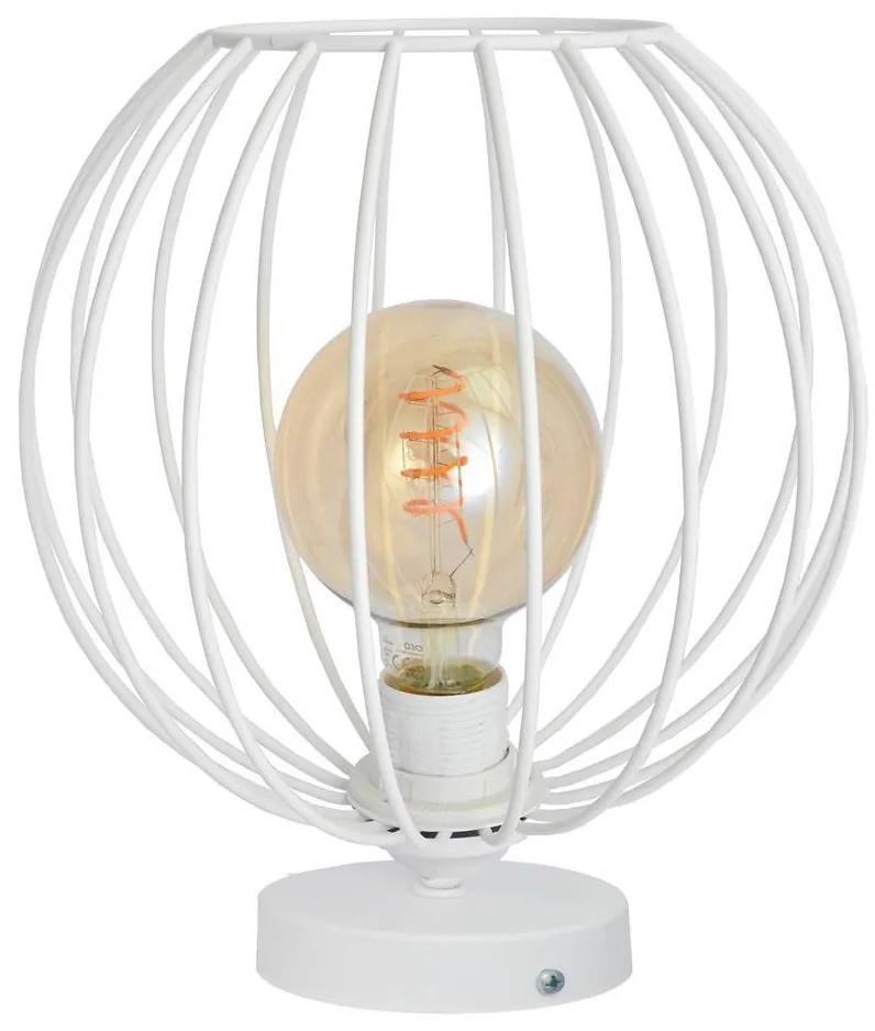 Helam | Stolní lampa MERCURE 1xE27/60W/230V bílá | HE1075