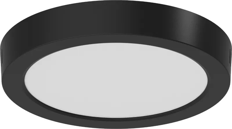 Mexen LDSR, LED stropní svítidlo, průměr 22 cm, 18W, studená - 6500K, 1440 lm, černá - L212-022-1865-70