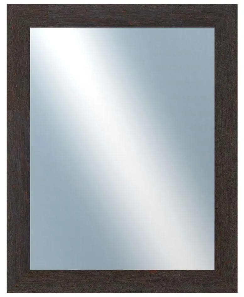 DANTIK - Zarámované zrcadlo - rozměr s rámem cca 40x50 cm z lišty RETRO černá (2528)