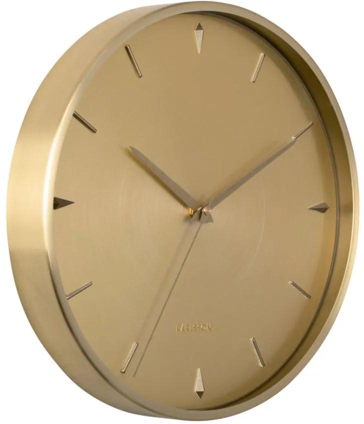 Time for home Zlaté kovové nástěnné hodiny Liopé 30 cm