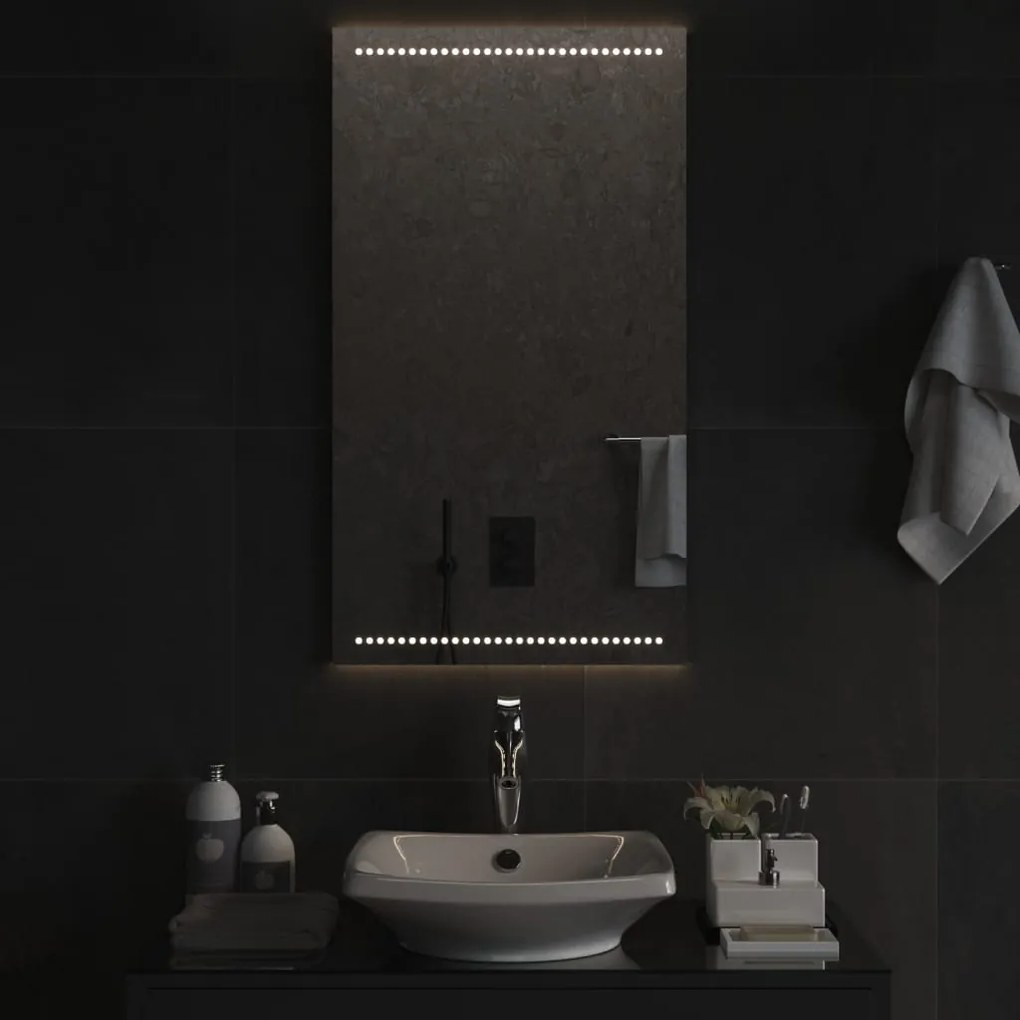 Koupelnové zrcadlo s LED osvětlením 50 x 90 cm 3154053