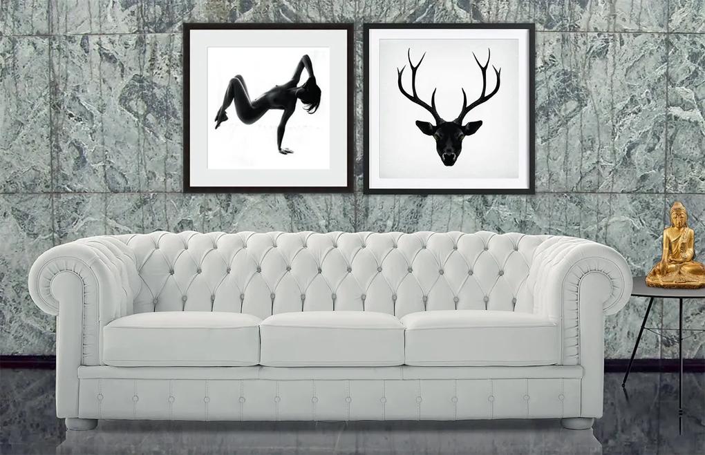 Pregio Italia sofa&relax Luxusní pohovka Chesterfield GRAND Provedení: 2-místná MAXI, Vzorník kůží: Vera Pelle 055 hnědošedá
