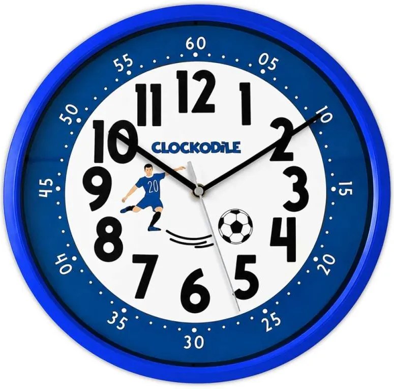 CLOCKODILE Modré dětské hodiny FOTBAL - 3 ROKY ZÁRUKA! CCS3000