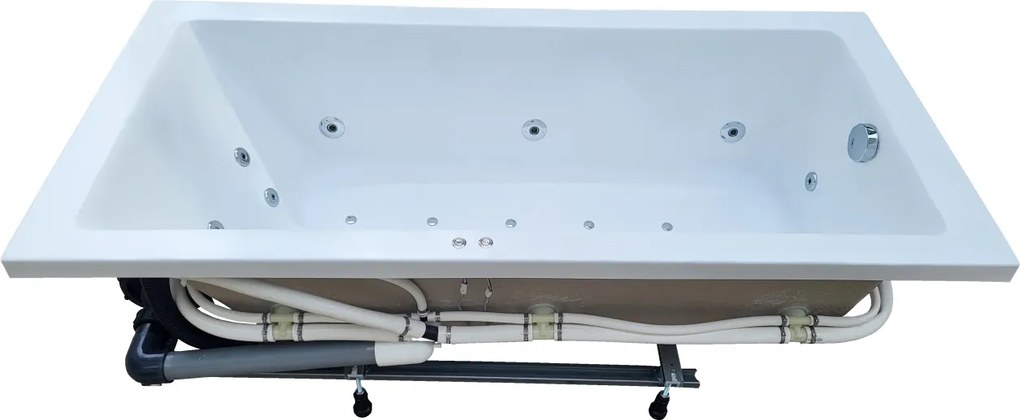 Essente PrimaLine QUATRO 170x70  hydromasážní vana 170 × 70 cm typ: ADVANCED