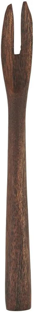 IB LAURSEN Vidlička z akáciového dřeva Oiled Acacia, hnědá barva, dřevo