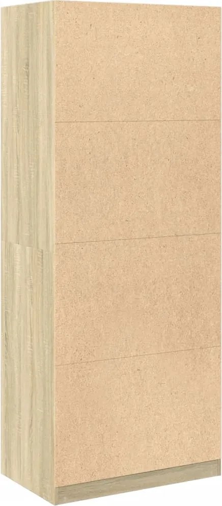 Šatní skříň dub sonoma 80 x 50 x 200 cm kompozitní dřevo 3307794