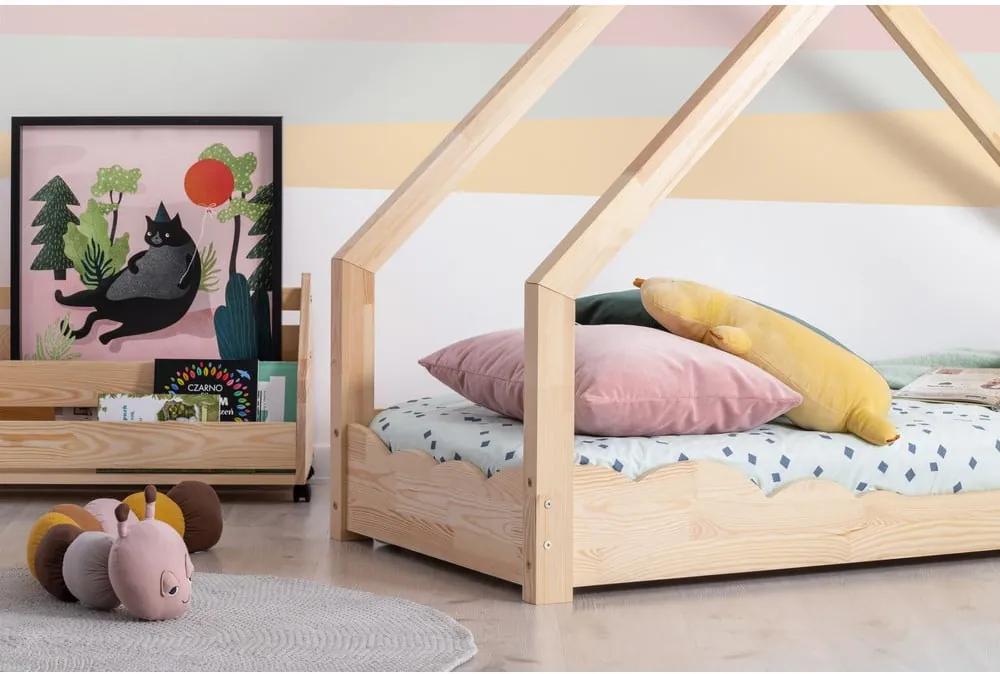 Adeko Dětská postel domeček Luna D Velikost postele: 200x90 cm Barva: dekor přírodní dřevo přírodní
