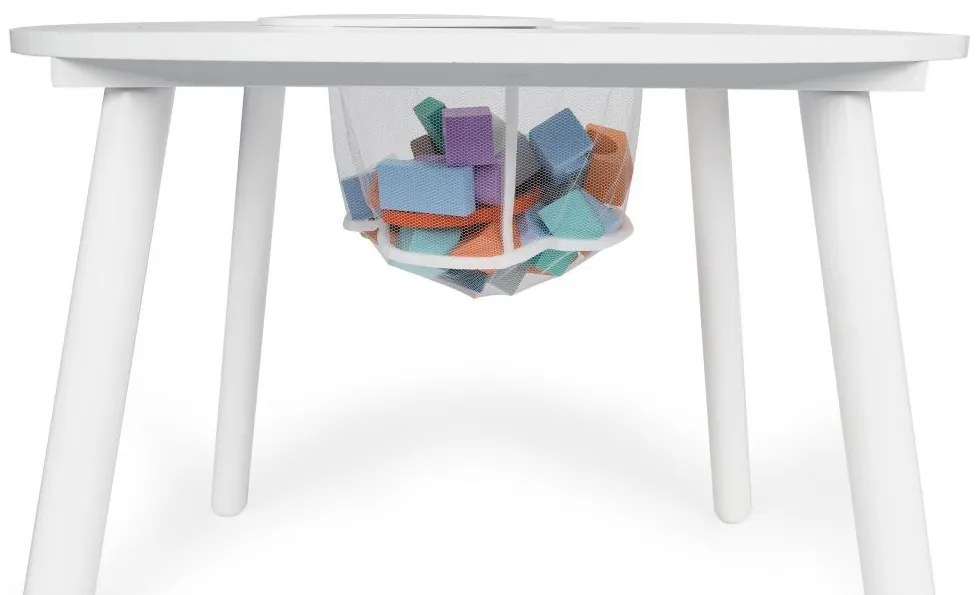 ECOTOYS Dětský dřevěný stolek MODERN + 2 židle