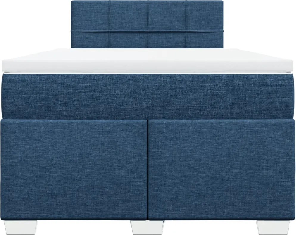 Box spring postel s matrací černá 120x190 cm textil 3288133