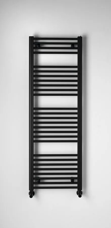 Aqualine Direct otopné těleso rovné boční připojení 450 x 1320 mm černá mat ILR34B