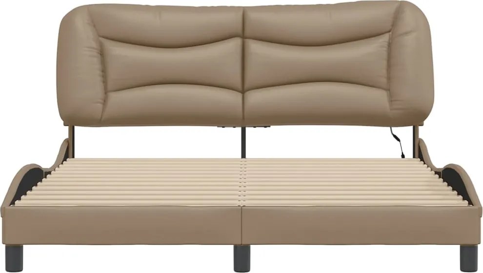 Rám postele s LED bez matrace Hvar cappuccino 160 x 200 cm 3213945