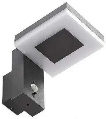 LED Venkovní solární nástěnné svítidlo se senzorem LED/5,5W/3,7V 3000K IP54