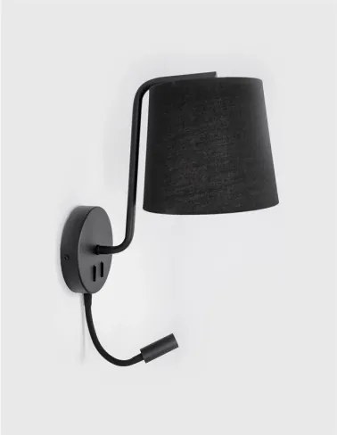 Nástěnné svítidlo NOVA LUCE SAGE E27 + LED na čtení 3000K 9129330 bez žárovky