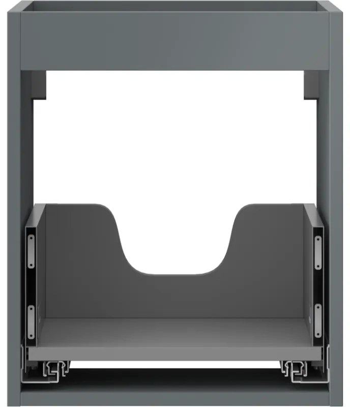 Mexen Box-A, závěsná skříňka 40 cm, 1 zásuvka, grafitová matná, 91AX0-0400-470-1-66