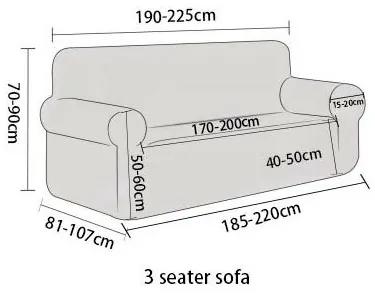 4Home Napínací potah na sedačku Noir, 190 - 230 cm