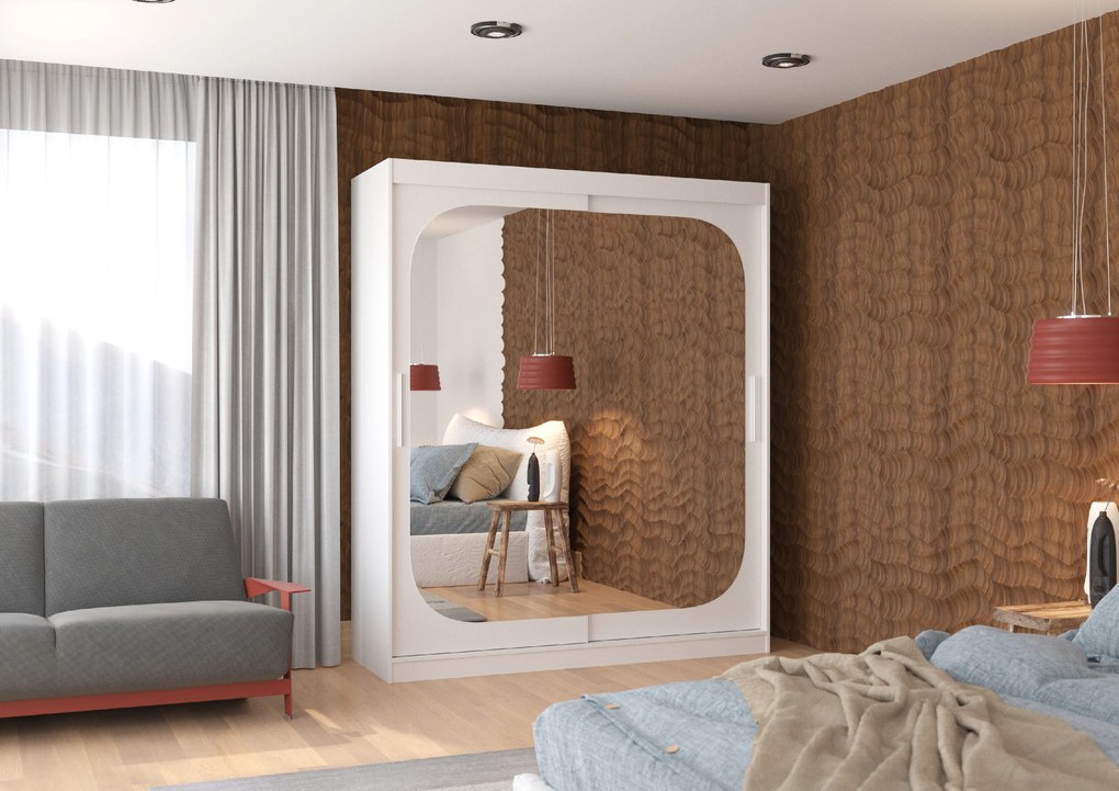 ADRK Furniture Posuvná skříň s zrcadlem ARIZONA 180 ADRK-SW-ARI-W-180