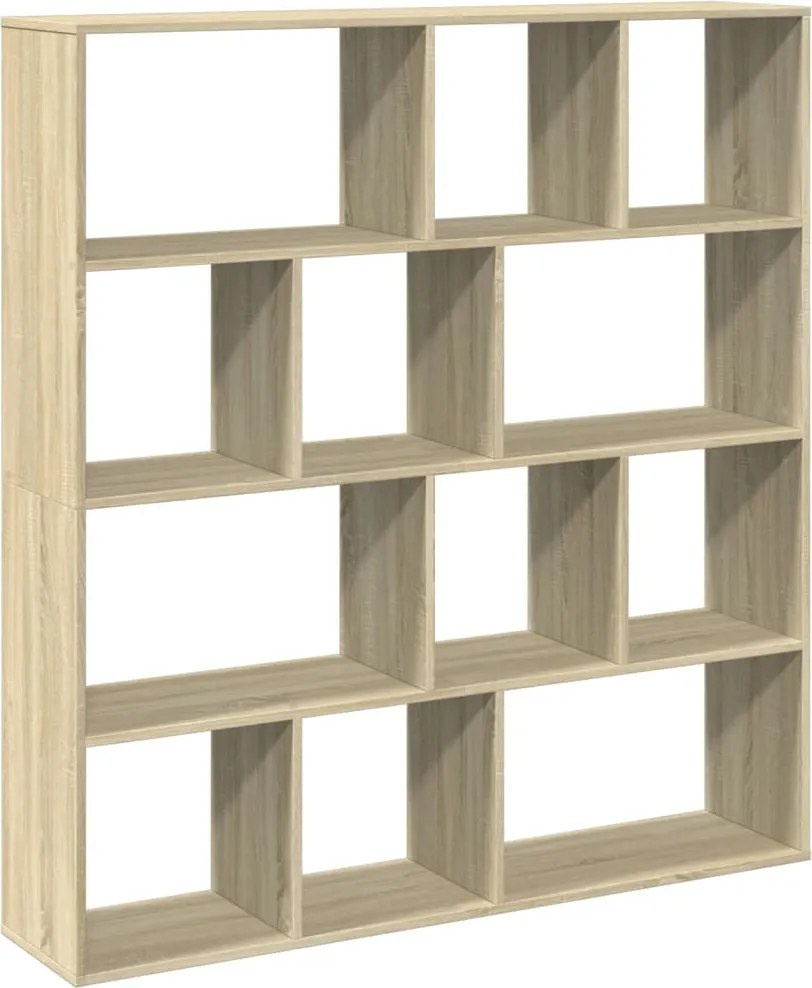Knihovna dub sonoma 132 x 29 x 141,5 cm kompozitní dřevo 3310309