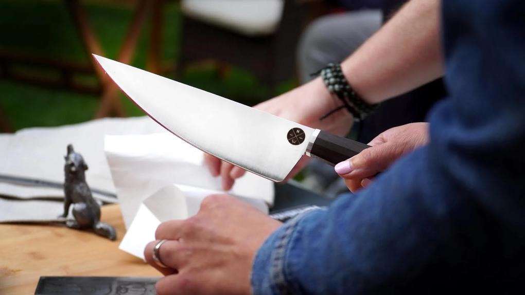 Shikaku knife - double-sided engraving