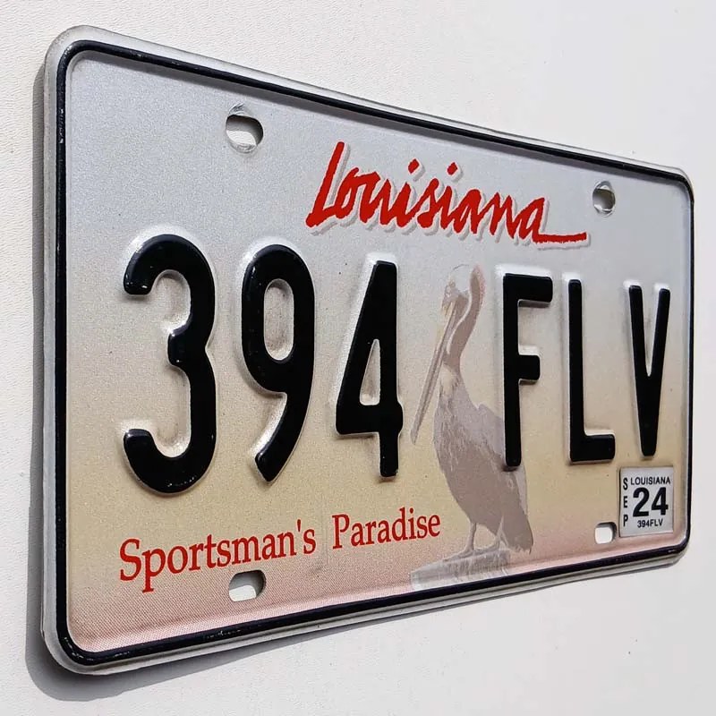 Americká SPZ Louisiana Sportsman´s Paradise 394 FLV