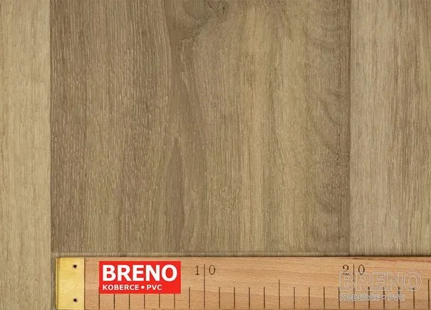 Breno PVC PURETEX Lime Oak 613M – tmavší dřevo, šíře 400 cm