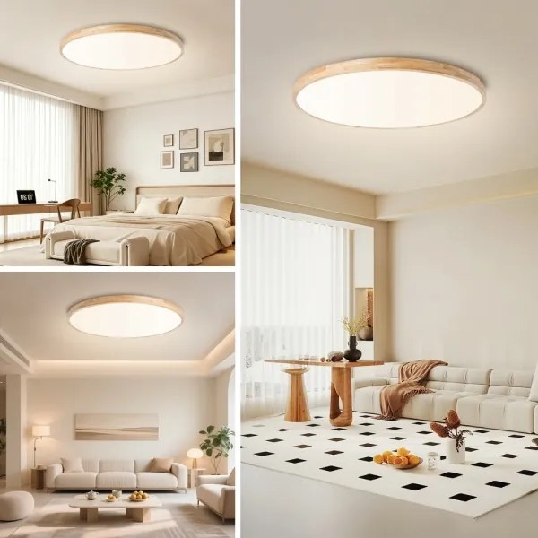 BRILAGI -LED Stmív. svítidlo WOODLINE LED/128W/230V 3000-6000K dub pr. 100 cm+DO
