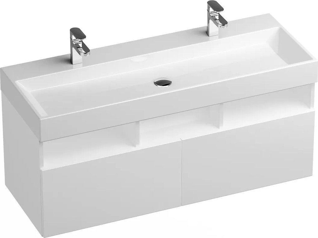 Ravak Natural Duo 1200 120 x 45 cm XJO01212000 umyvadlo bez přepadu s otvorem
