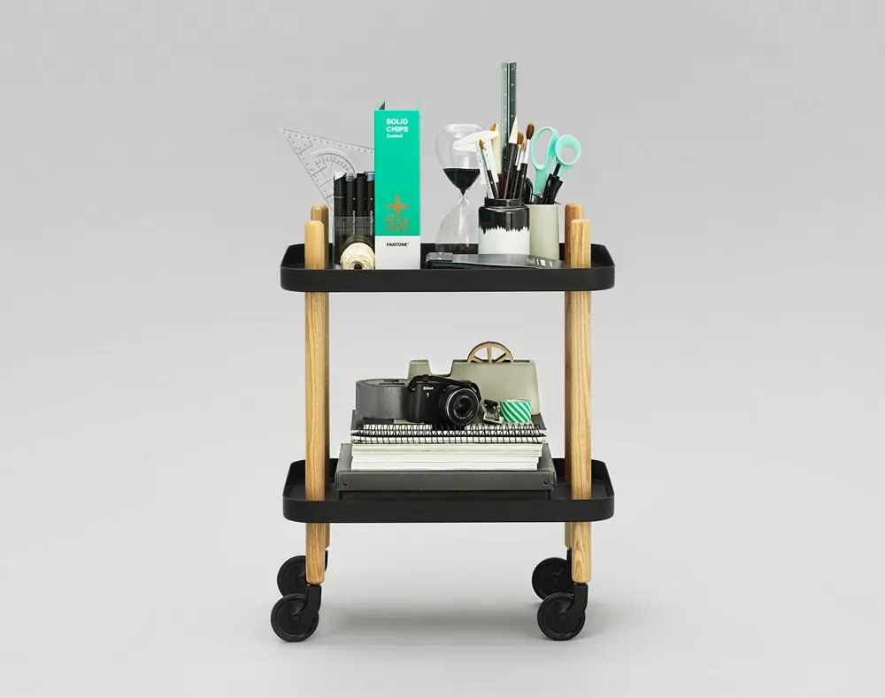 Normann Copenhagen Servírovací stolek Block Table, black