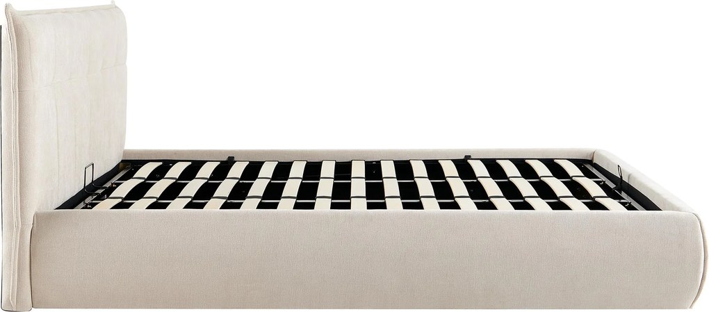 Postel Mirka 180x200 cm látka – krémová