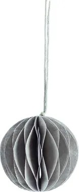 Papírová vánoční ozdoba Bona Grey 6 cm Storefactory Scandinavia