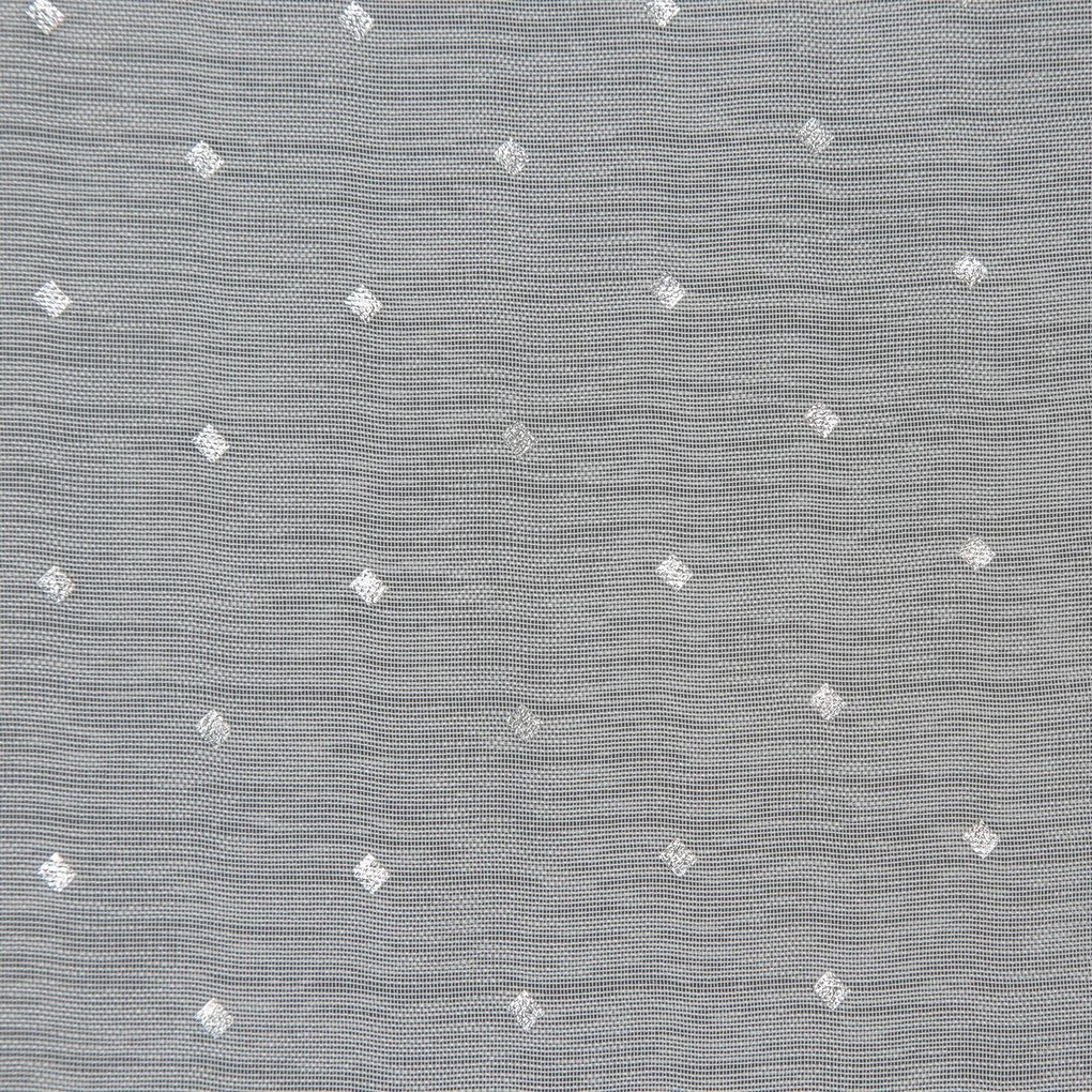 ZÁCLONA NA KROUŽCÍCH SIBEL 300 CM X 250 CM CM BÍLÁ