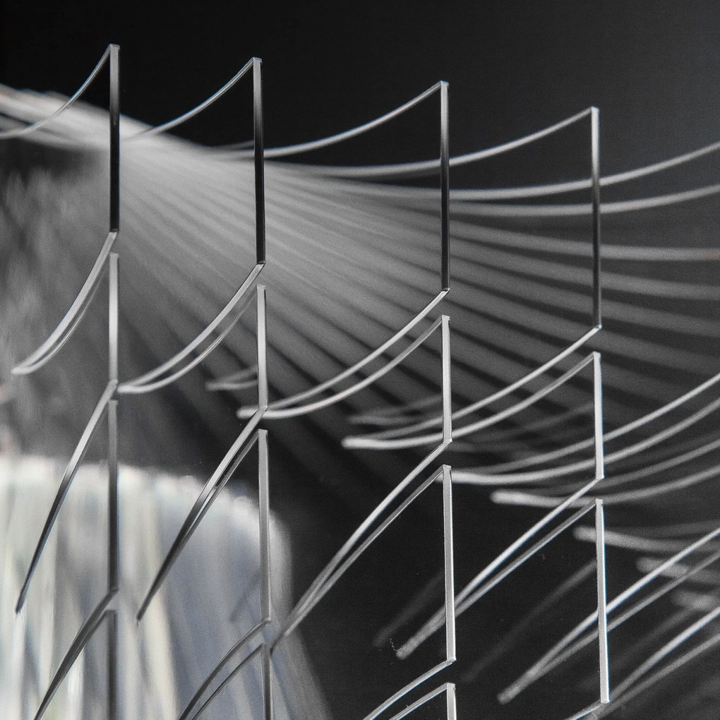 Slamp Aria L transparent, závěsný světelný objekt od Zaha Hadid, 4x E27 + 11W LED, délka 115cm