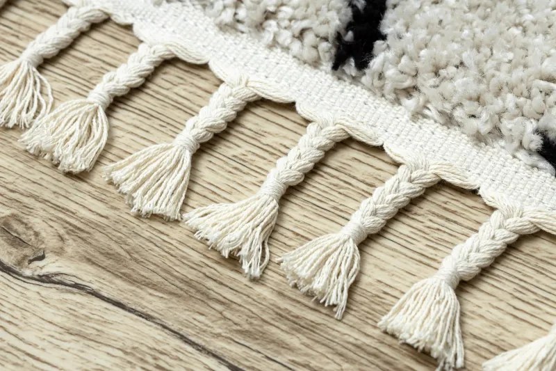 Dywany Łuszczów, Kusový koberec Berber Tetuan B751 cream, 140x190, bílá, ložnice