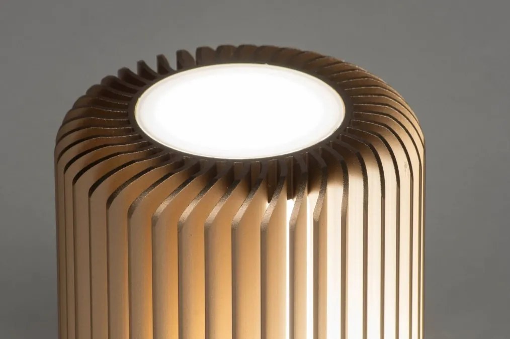 Stolní designová lampa Fjord Gold