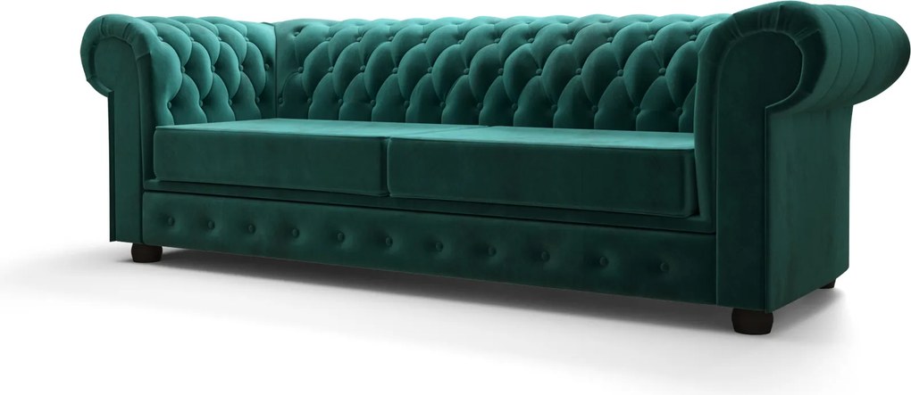 GRAND Pohovka LUXURY, dvojsedák Barva: VELVET 16, Rozkládání do lůžka: Ne